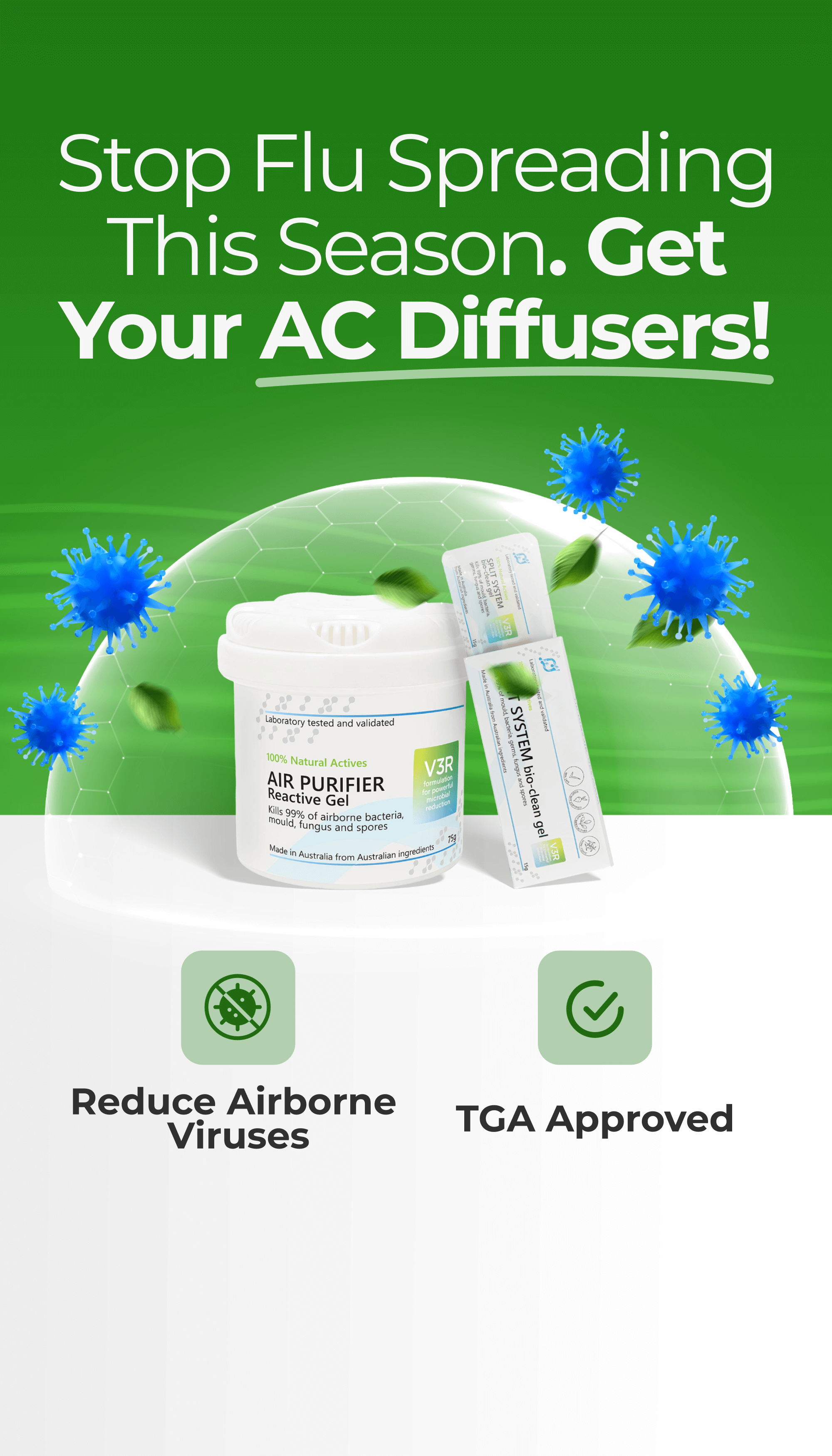 Anti Mould Aircon Diffusers – Home DIY Kits